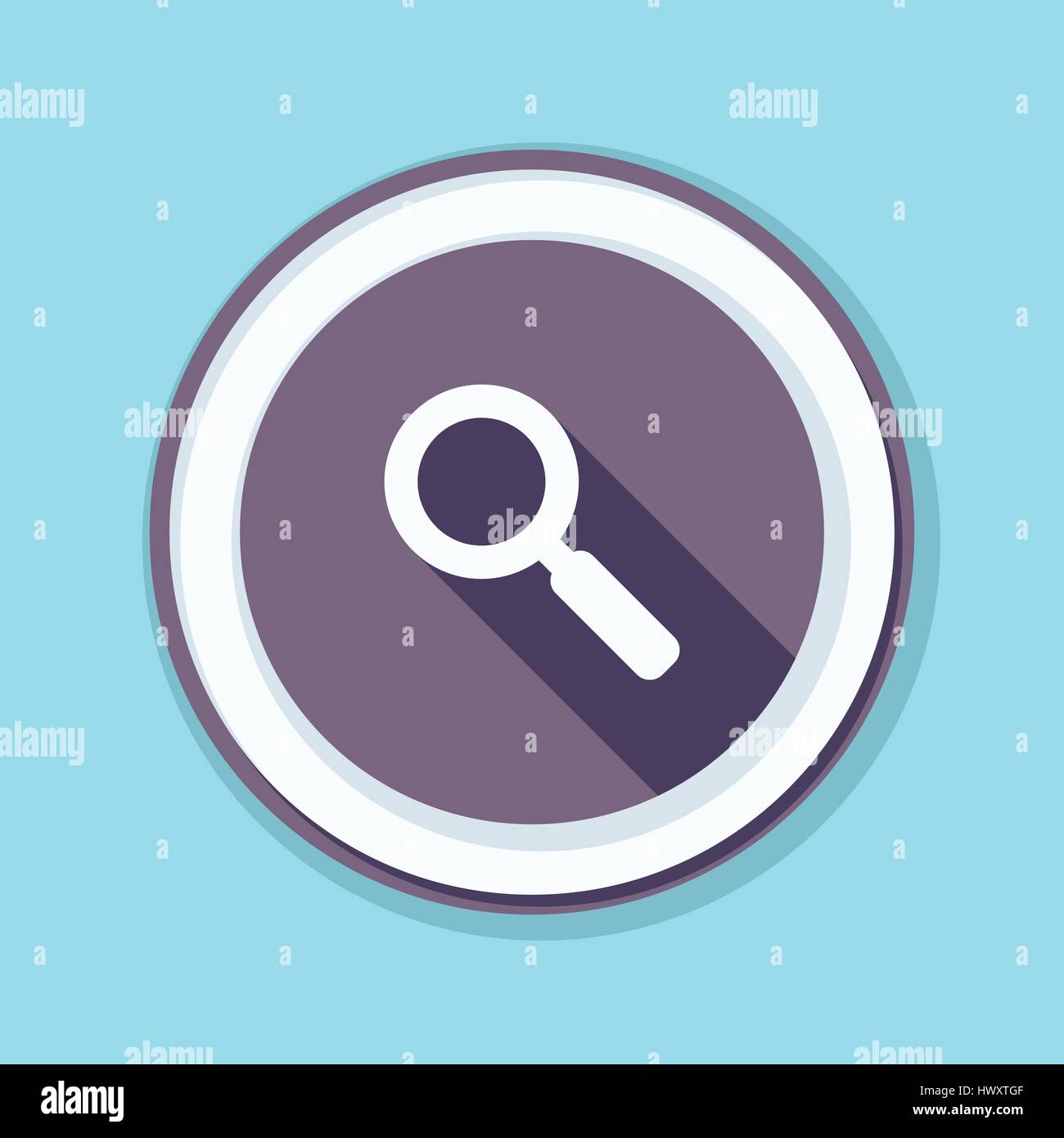 Search magnify glass button illustration Stock Vector Image & Art - Alamy