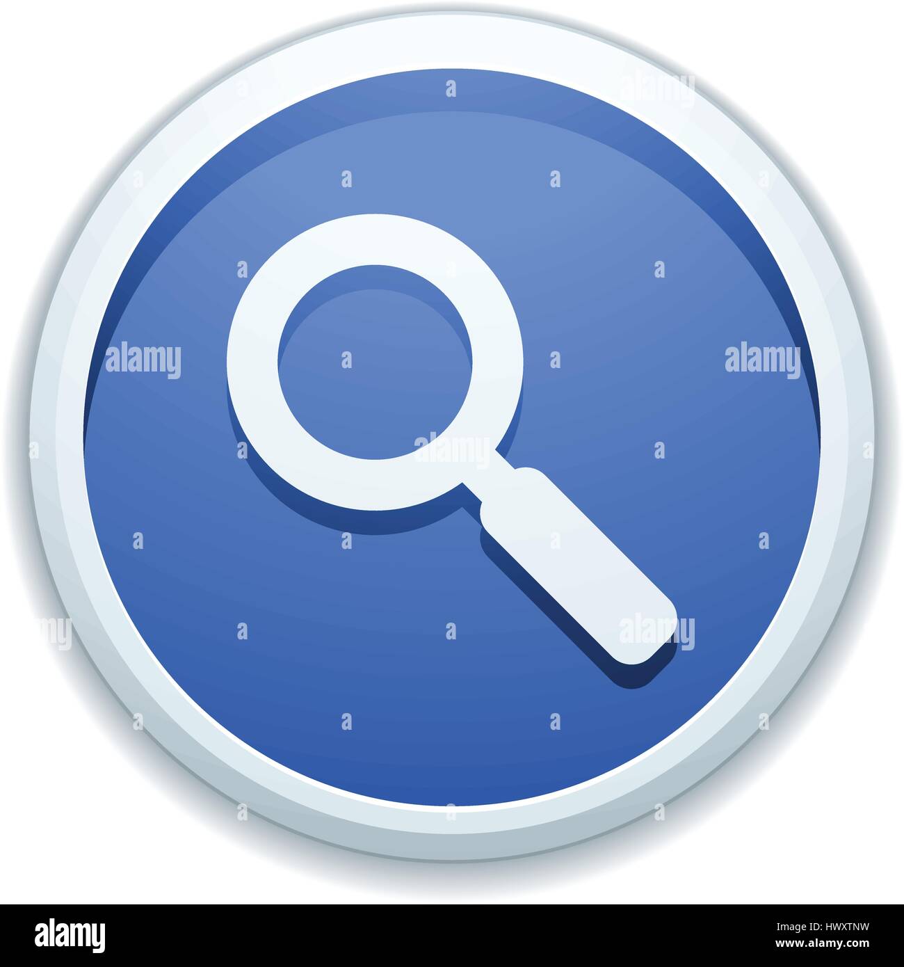 Search magnify glass button illustration Stock Vector Image & Art - Alamy