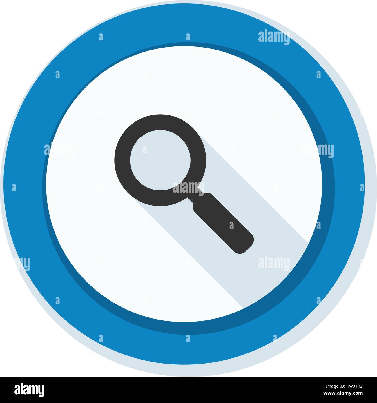 Search magnify glass button illustration Stock Vector Image & Art - Alamy