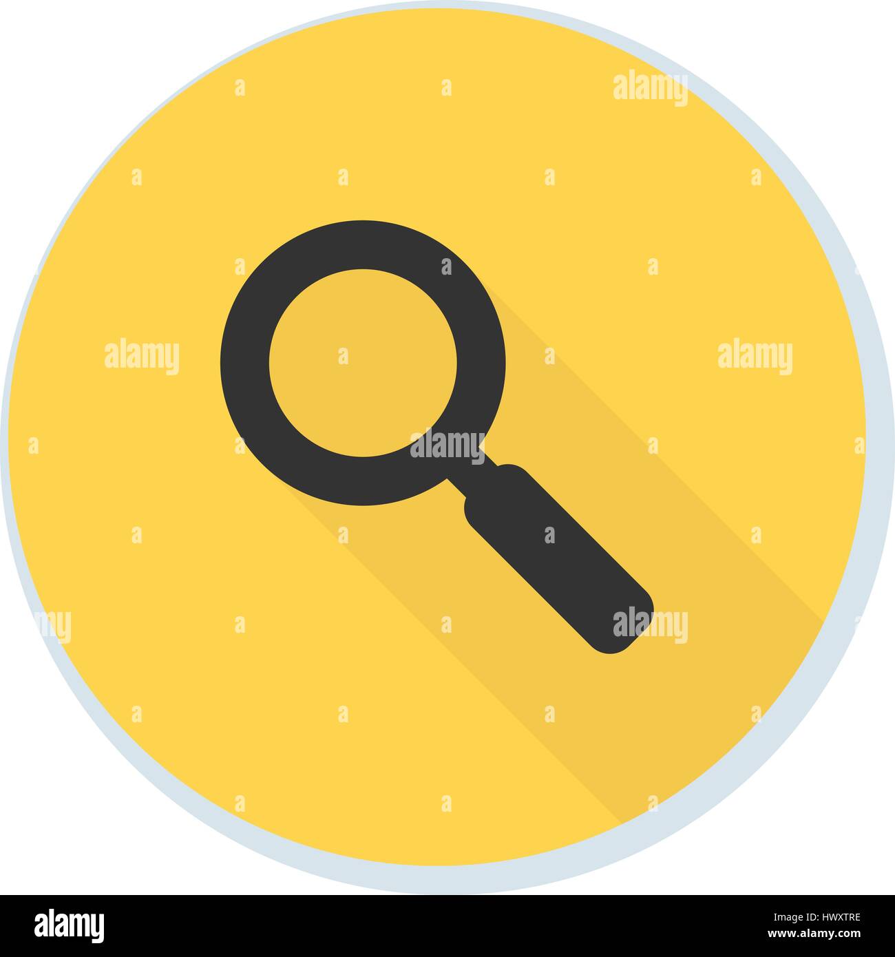 Search magnify glass button illustration Stock Vector Image & Art - Alamy