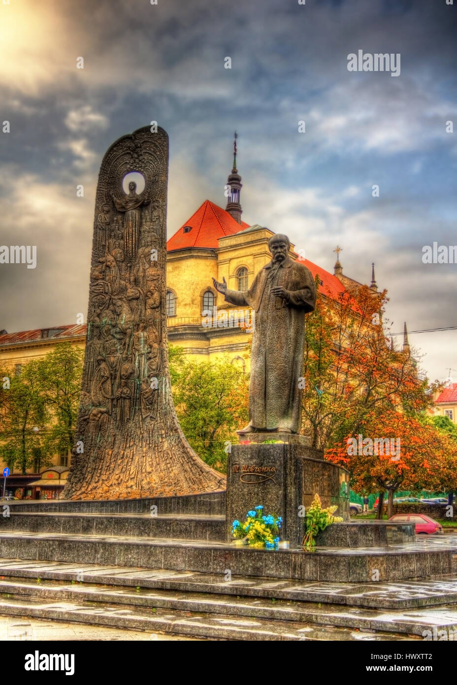 Sculpture monument shevchenko hi-res stock photography and images - Alamy