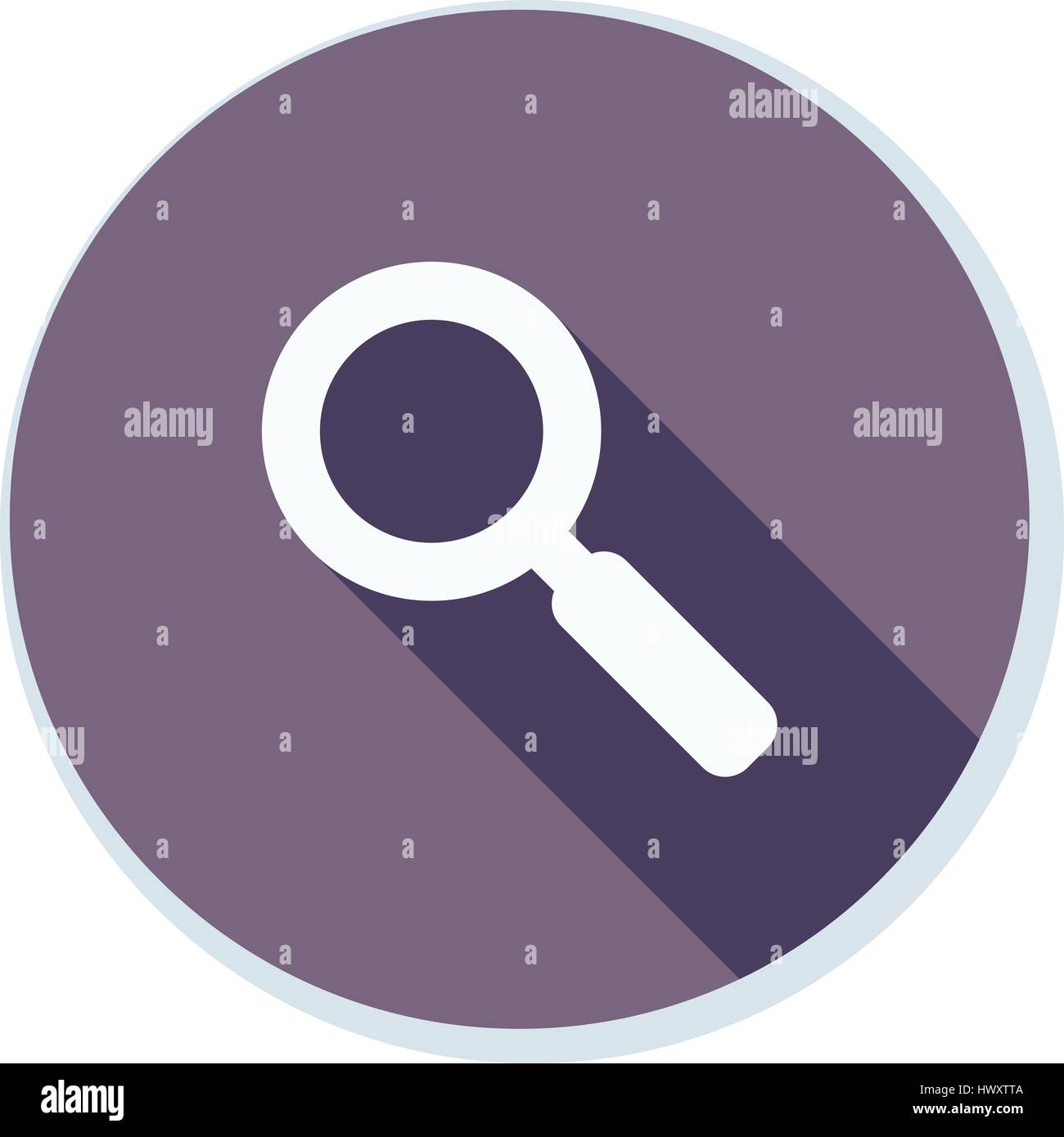 Search magnify glass button illustration Stock Vector Image & Art - Alamy