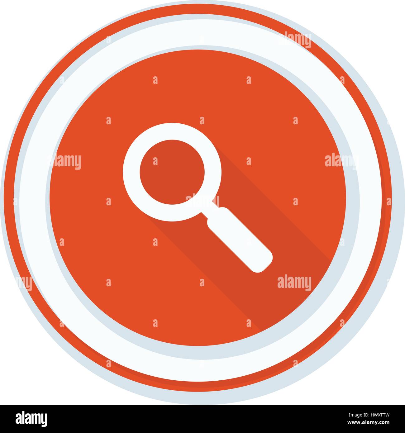 Search magnify glass button illustration Stock Vector Image & Art - Alamy