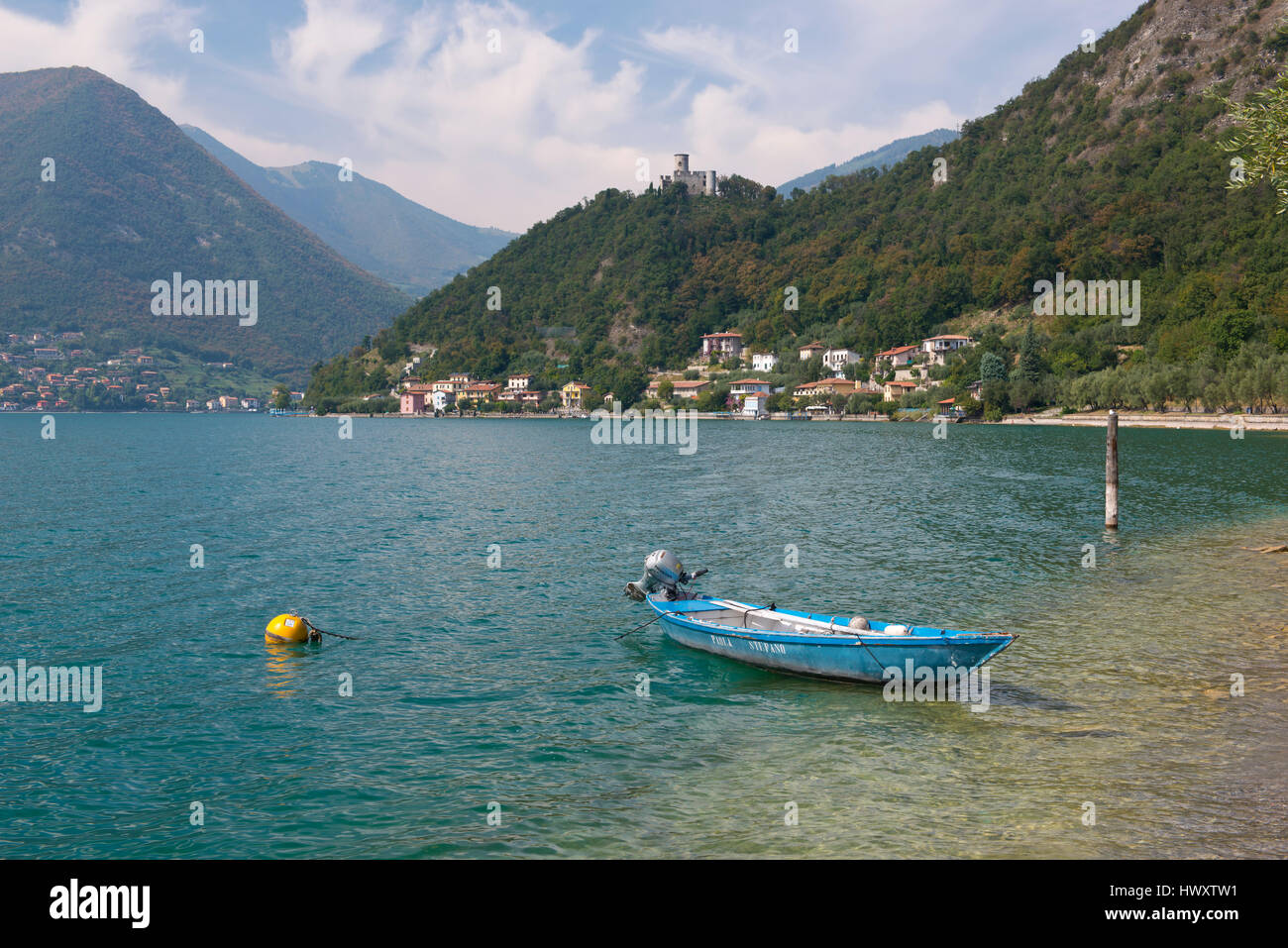 Sensole, village on Montisola, on the Iseo Lake, Italy Stock Photo - Alamy