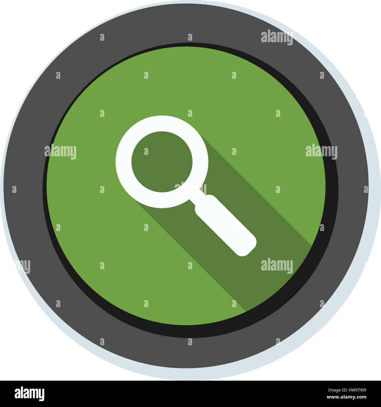 Search magnify glass button illustration Stock Vector Image & Art - Alamy