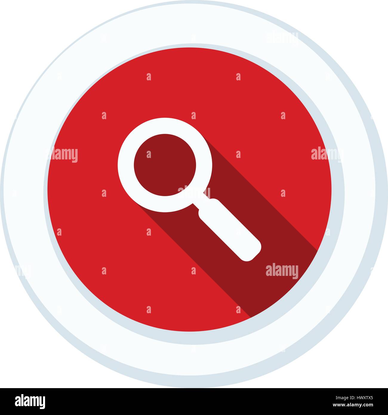 Search magnify glass button illustration Stock Vector Image & Art - Alamy
