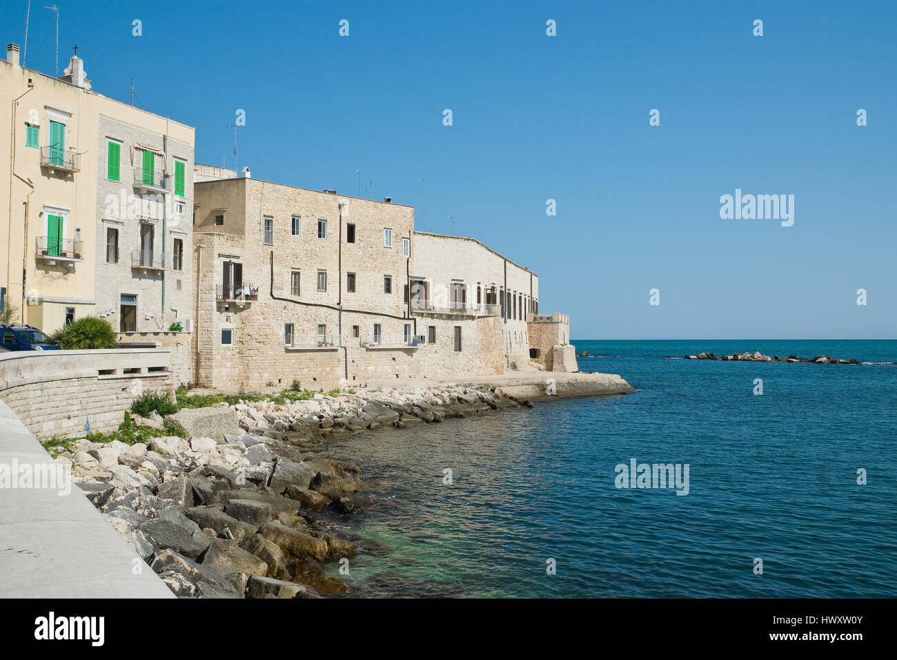 Panoramic view of Molfetta. Puglia. Italy Stock Photo - Alamy