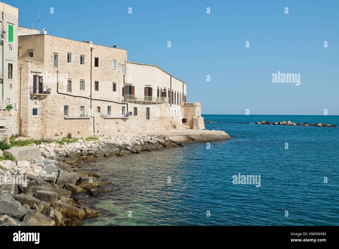 Panoramic view of Molfetta. Puglia. Italy Stock Photo - Alamy