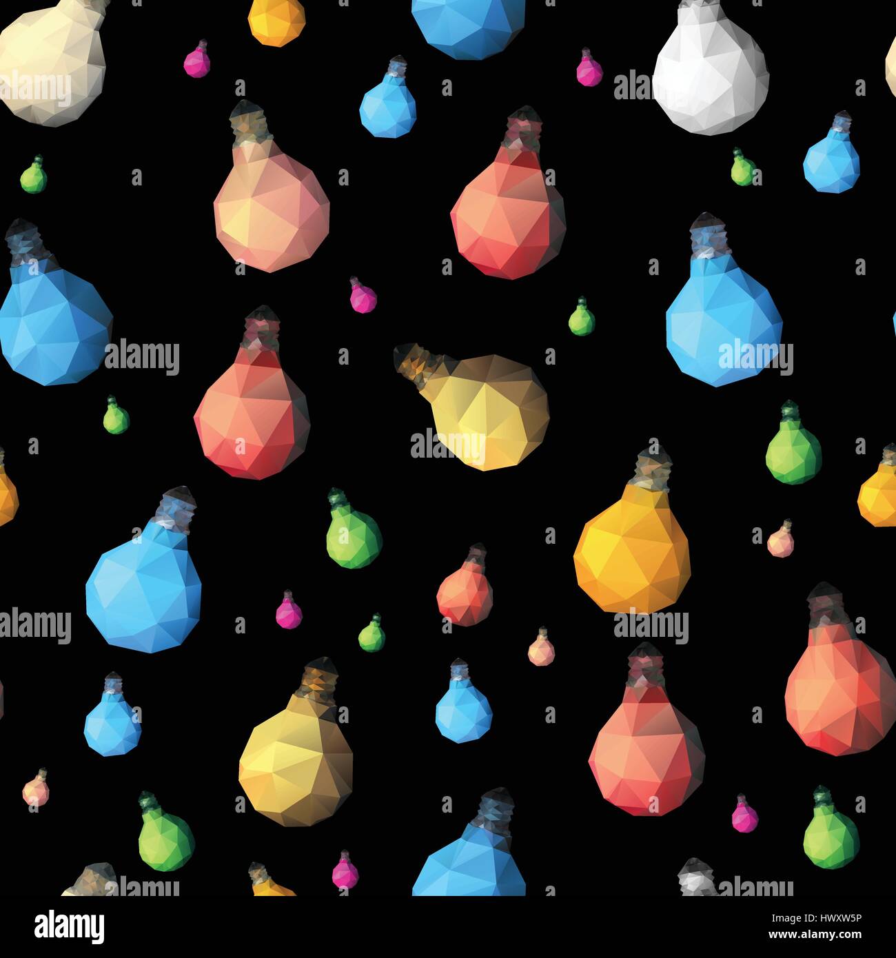 Poly illumination Stock Vector Images - Alamy