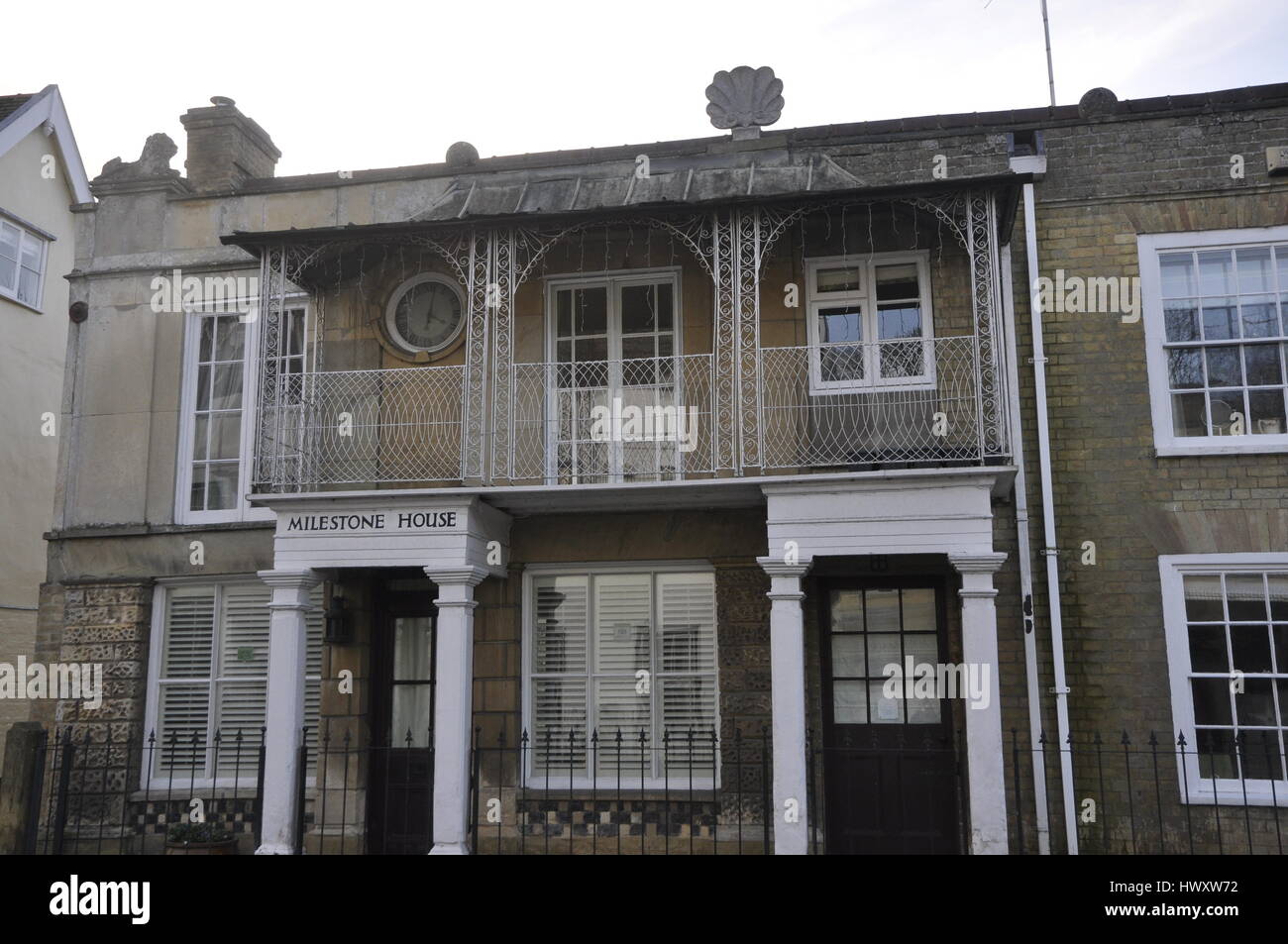 Milestone House Yoxford Suffolk Stock Photo - Alamy