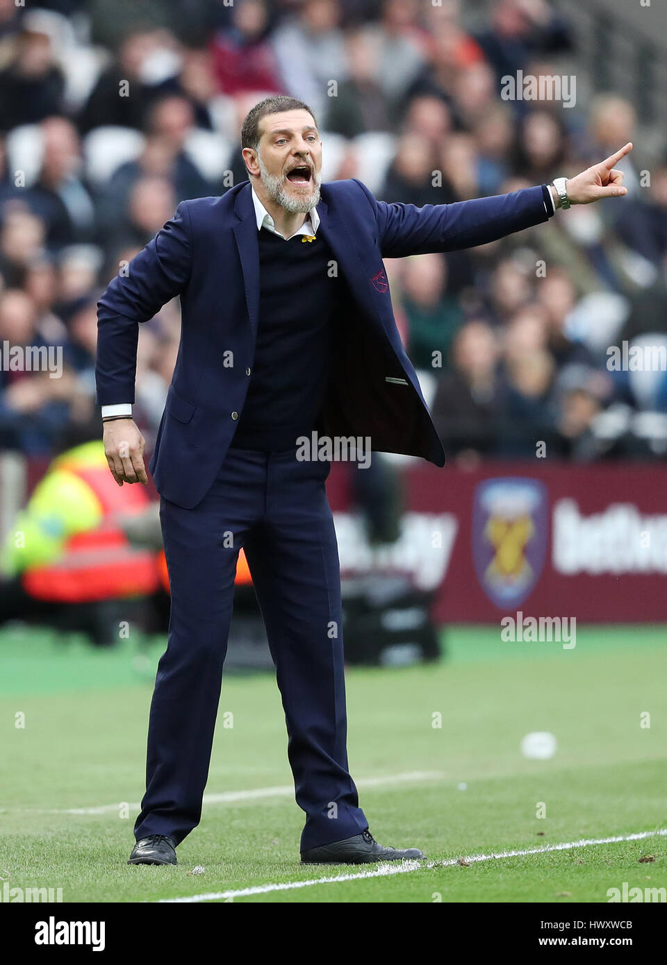 West Ham United manager Slaven Bilic Stock Photo - Alamy
