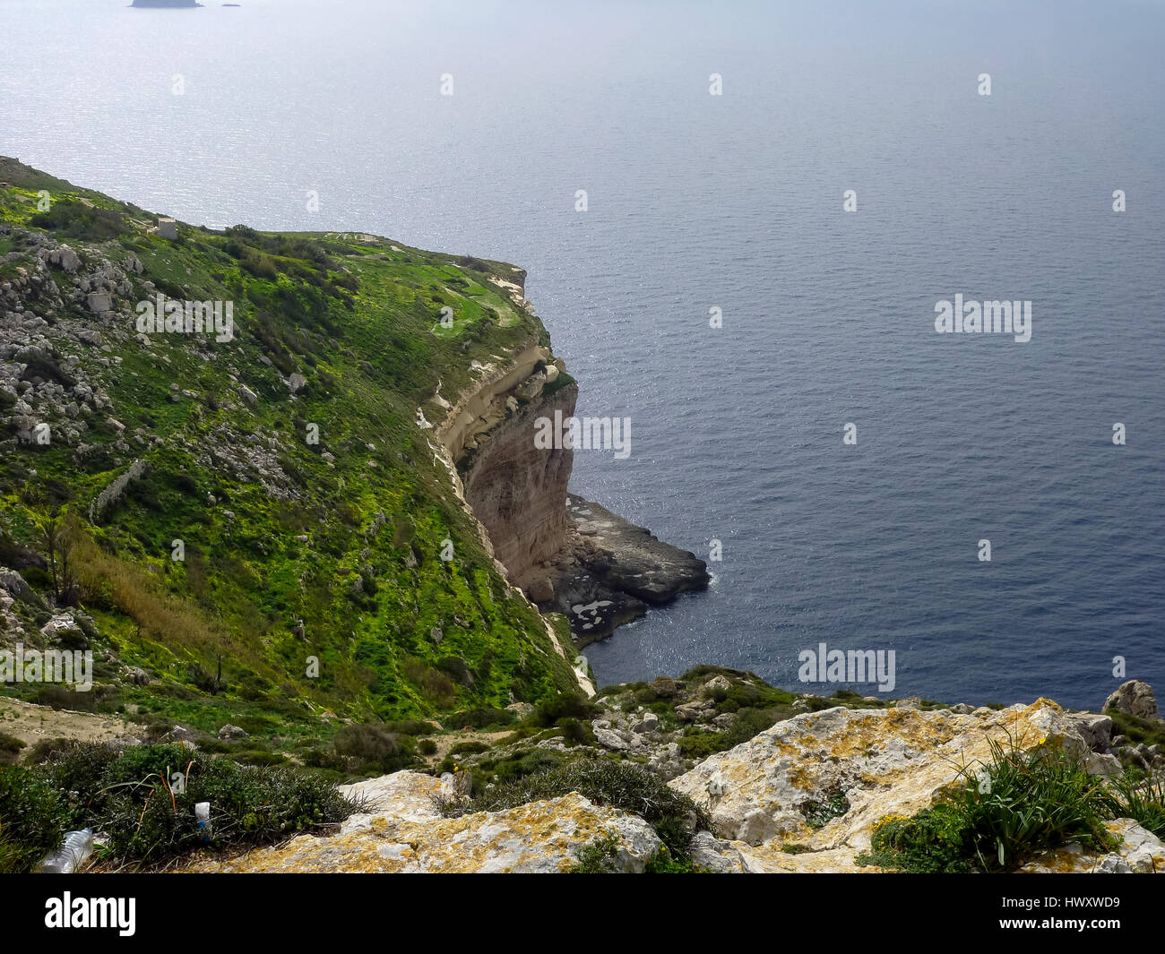 Great Dingli cliffs in Malta Stock Photo - Alamy