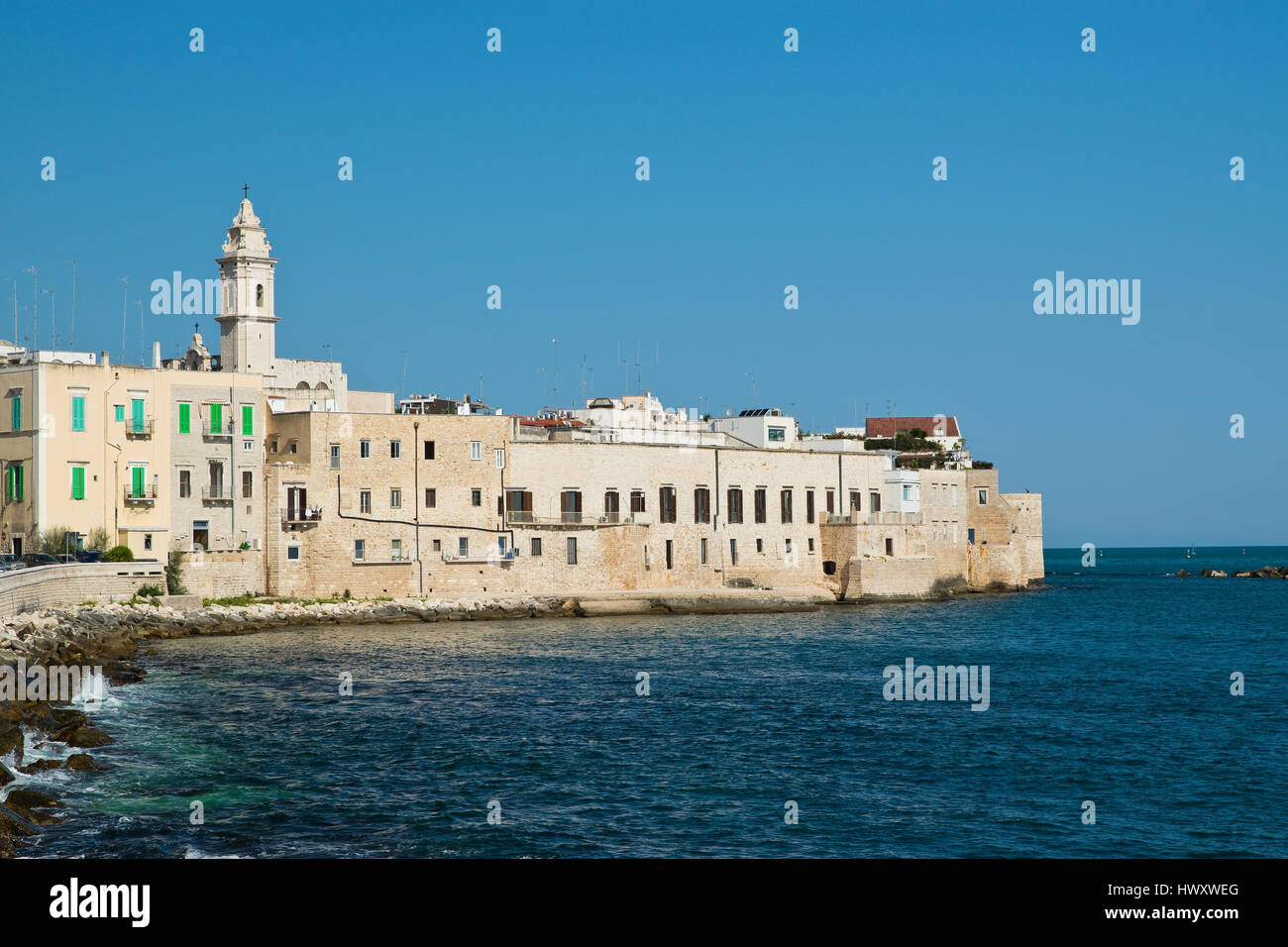 Panoramic view of Molfetta. Puglia. Italy Stock Photo - Alamy