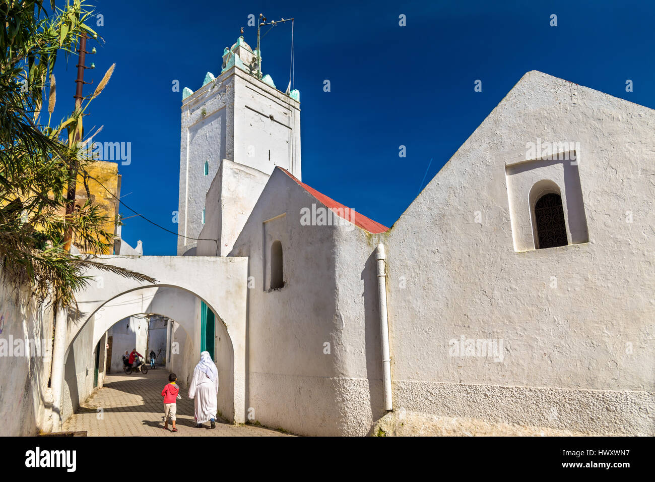 Mosque in Azemmour town, Morocco Stock Photo - Alamy