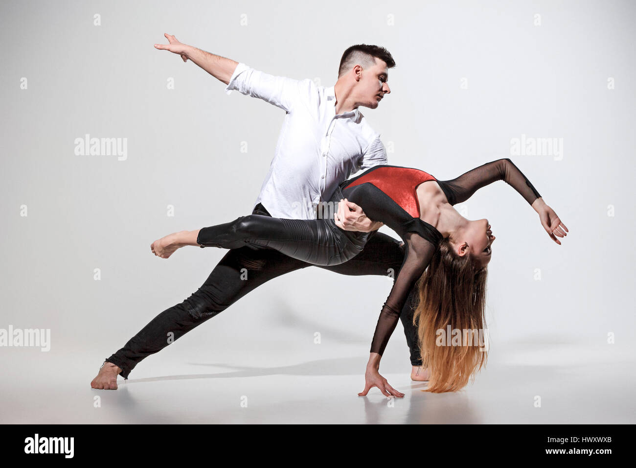 Two people dancing Stock Photo - Alamy