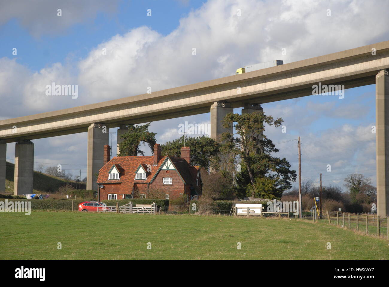 orwell bridge A14 ipswich Stock Photo - Alamy