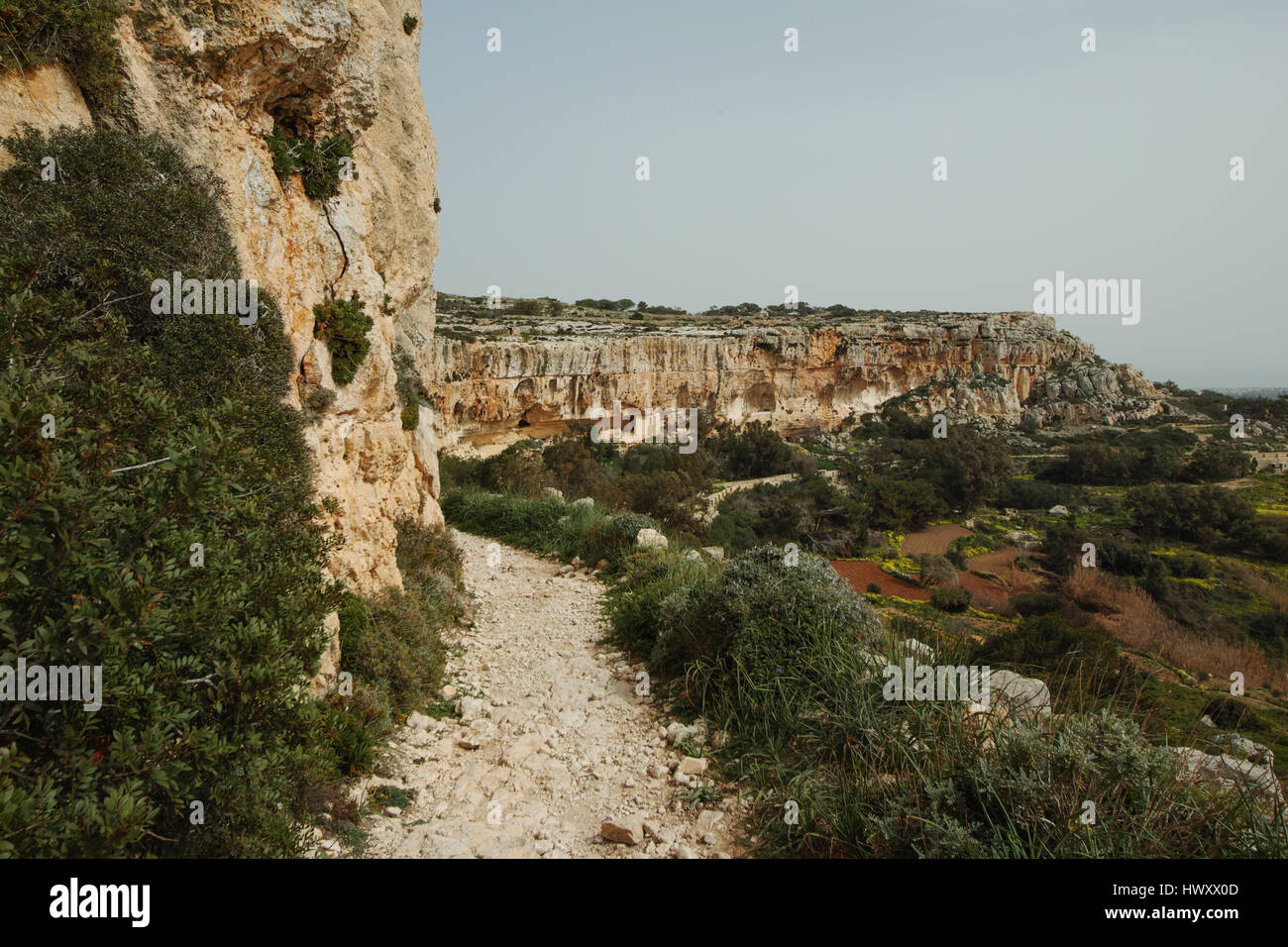 Great Dingli cliffs in Malta Stock Photo - Alamy