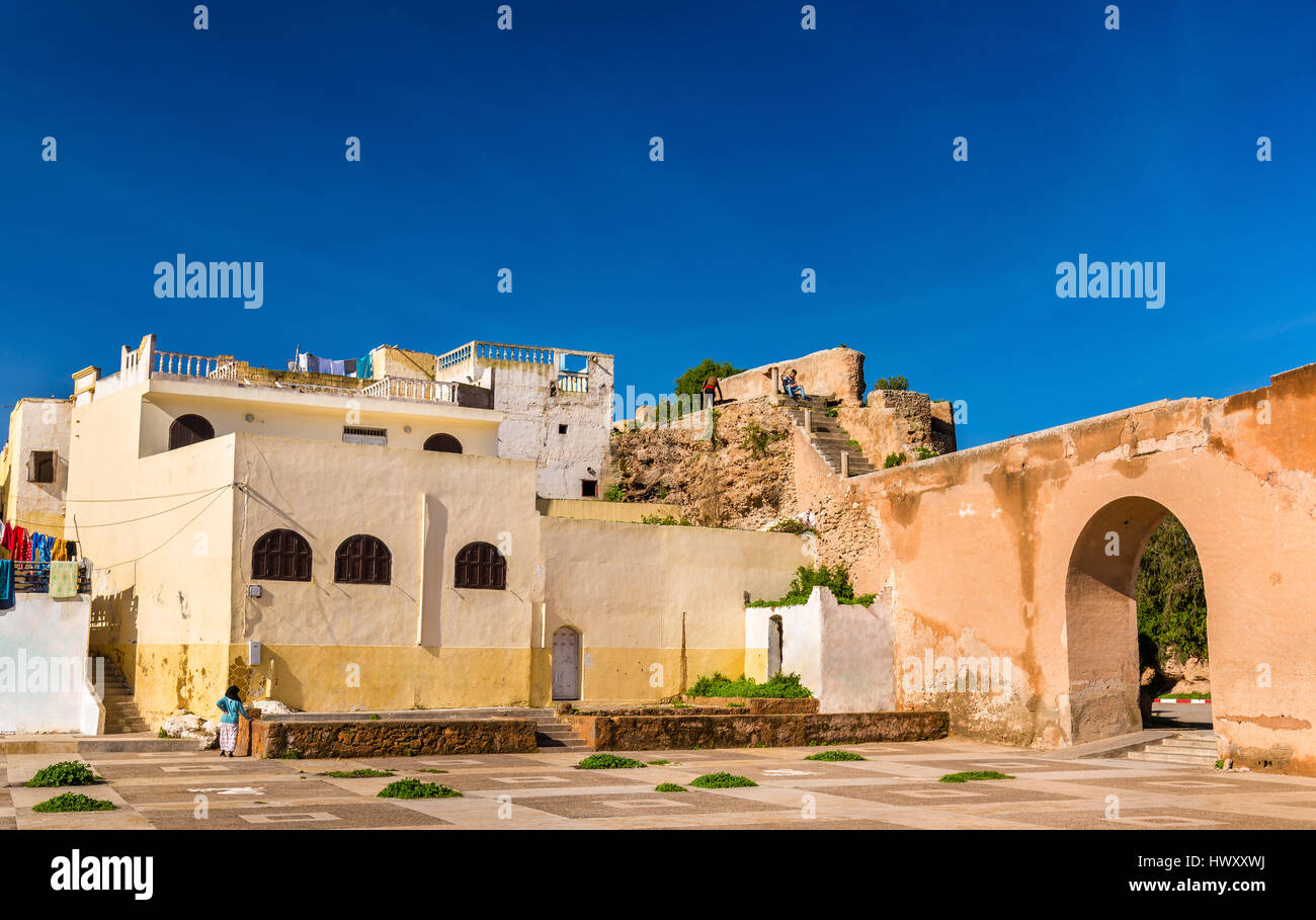 Houses in Azemmour town, Morocco Stock Photo - Alamy