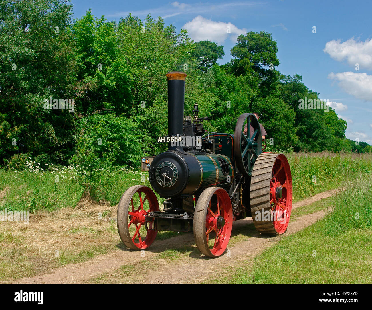 1908 Ruston Proctor Traction Engine Stock Photo - Alamy