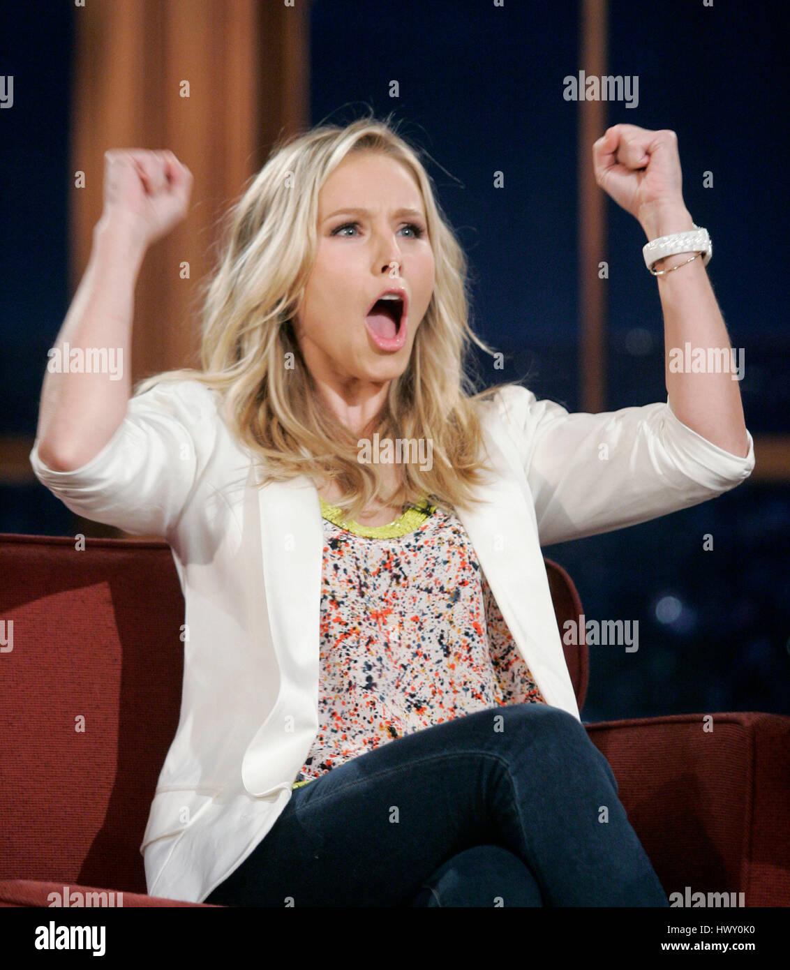 Actress kristen bell during segment hi-res stock photography and images ...