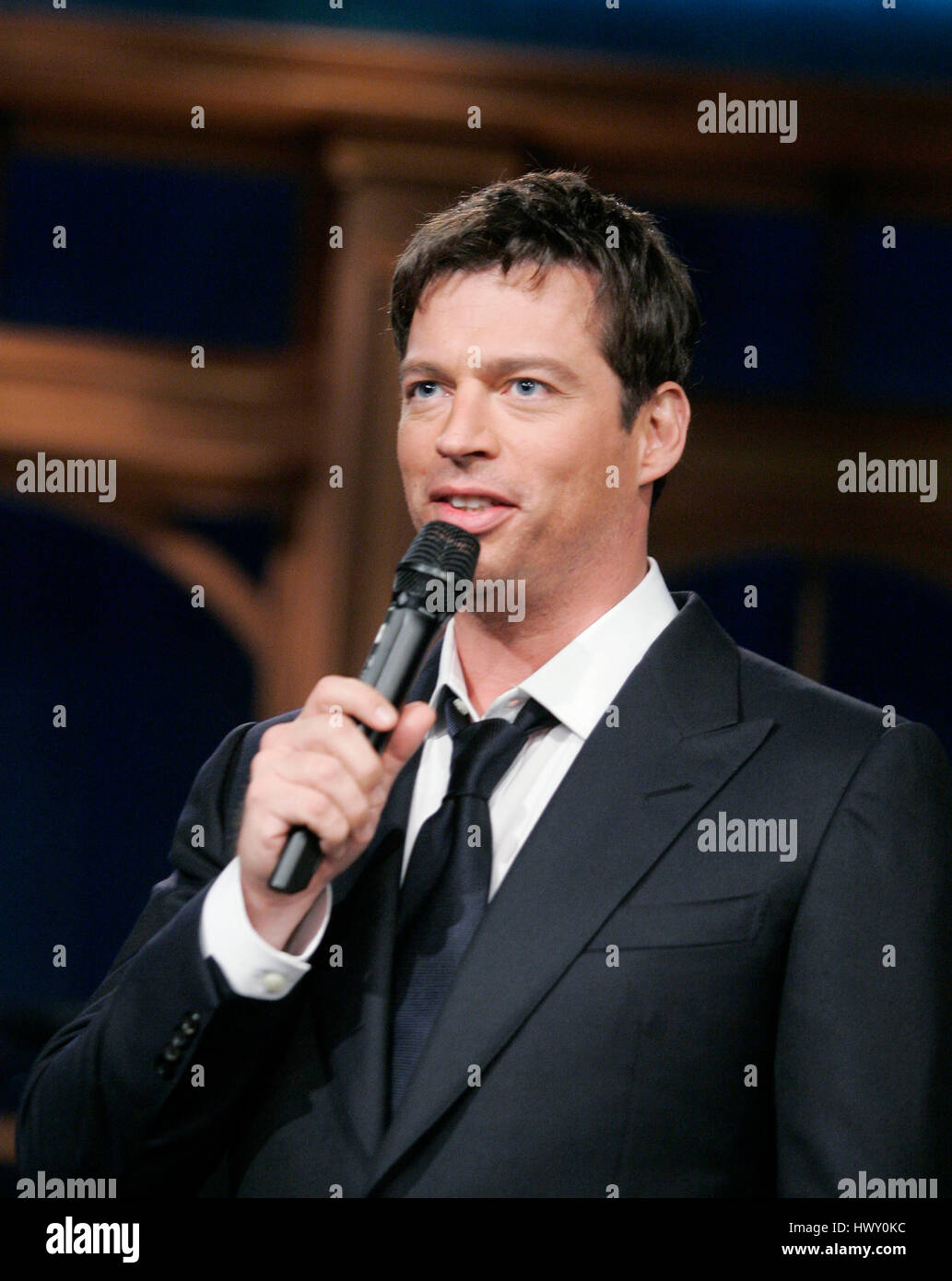 Harry Connick Jr. performs during a segment of the "Late Late Show with ...