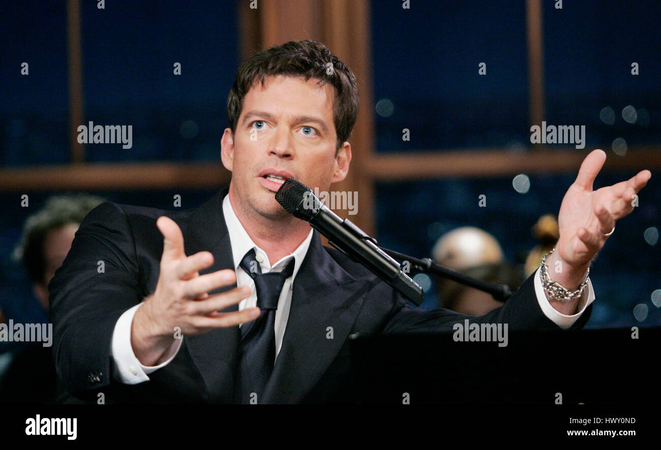 Harry Connick Jr. performs during a segment of the "Late Late Show with ...
