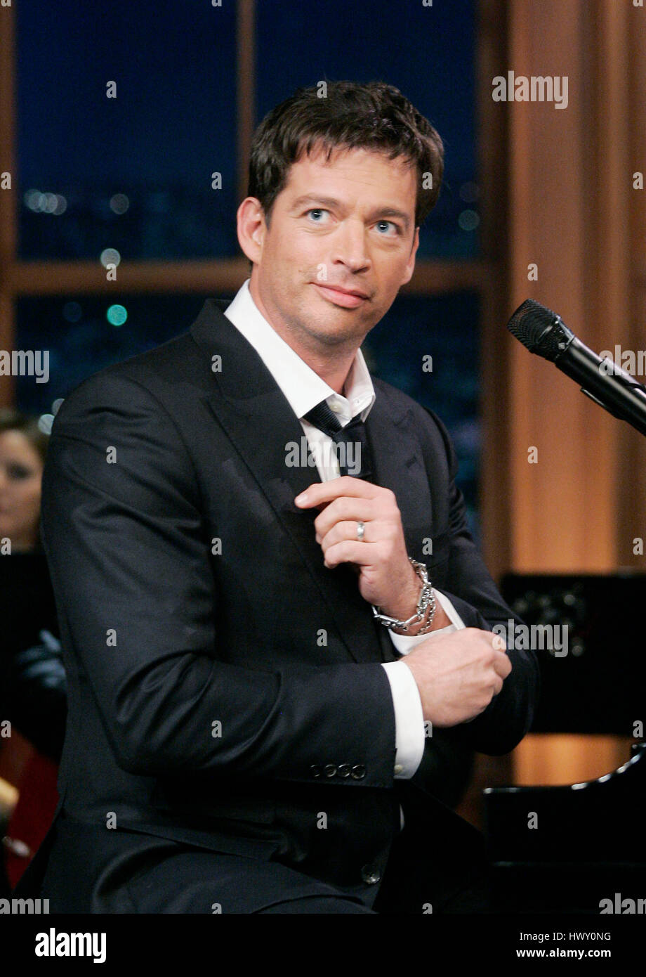 Harry Connick Jr. performs during a segment of the "Late Late Show with ...