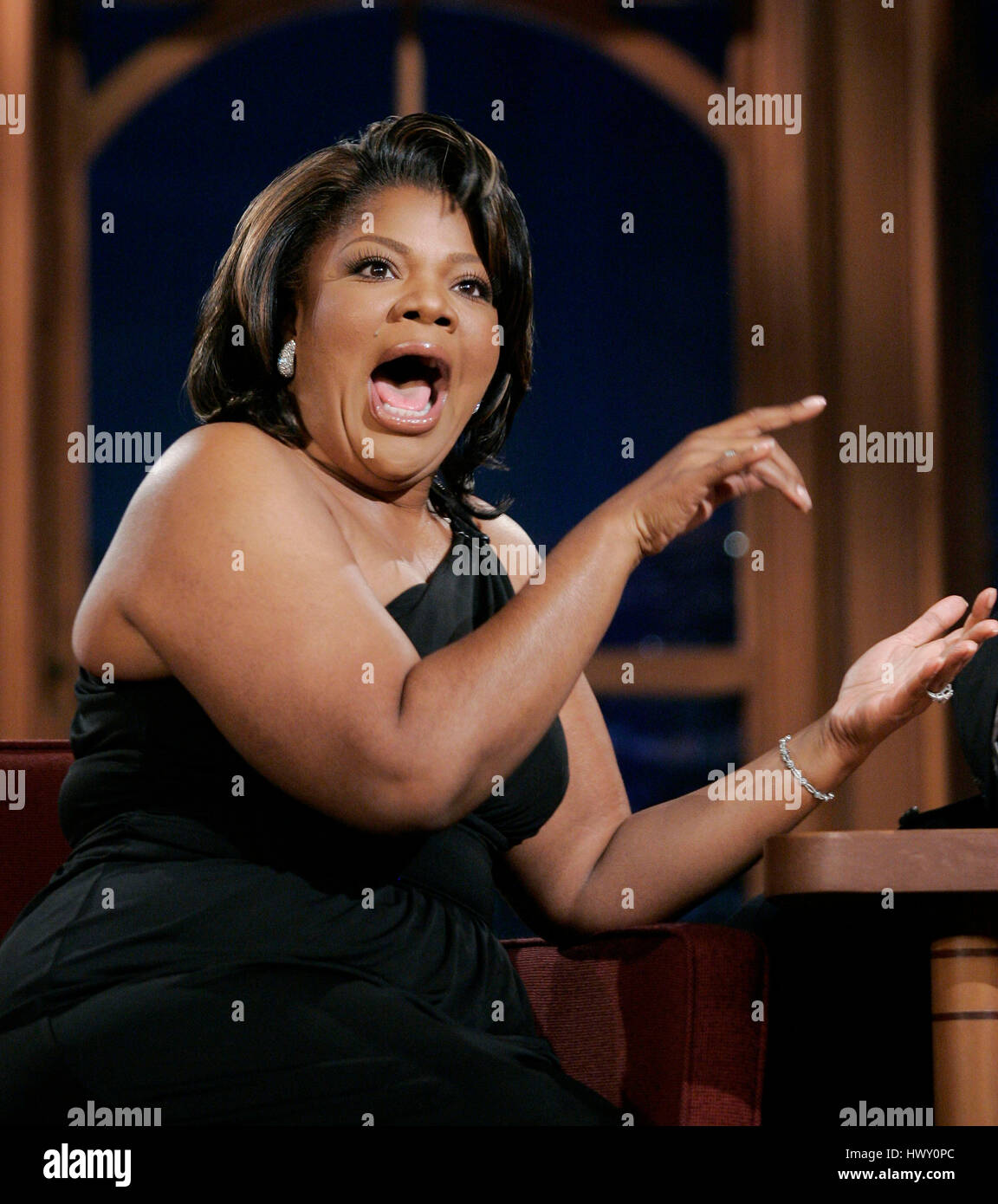 Actress Mo'Nique during a segment of the "Late Late Show with Craig ...