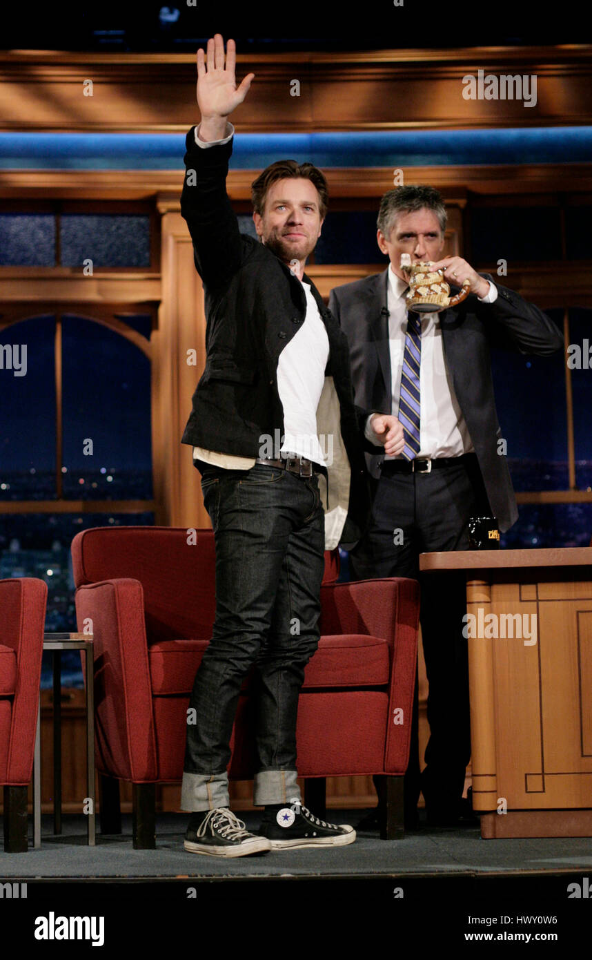 Actor Ewan McGregor during a segment of the "Late Late Show with Craig ...