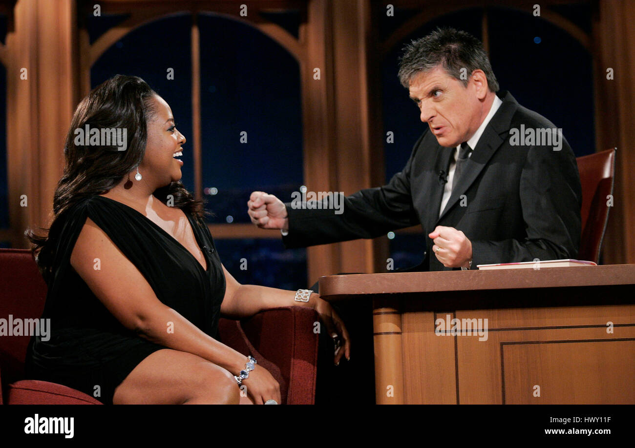 Sherri Shepherd, left, chats with host Craig Ferguson during a segment ...