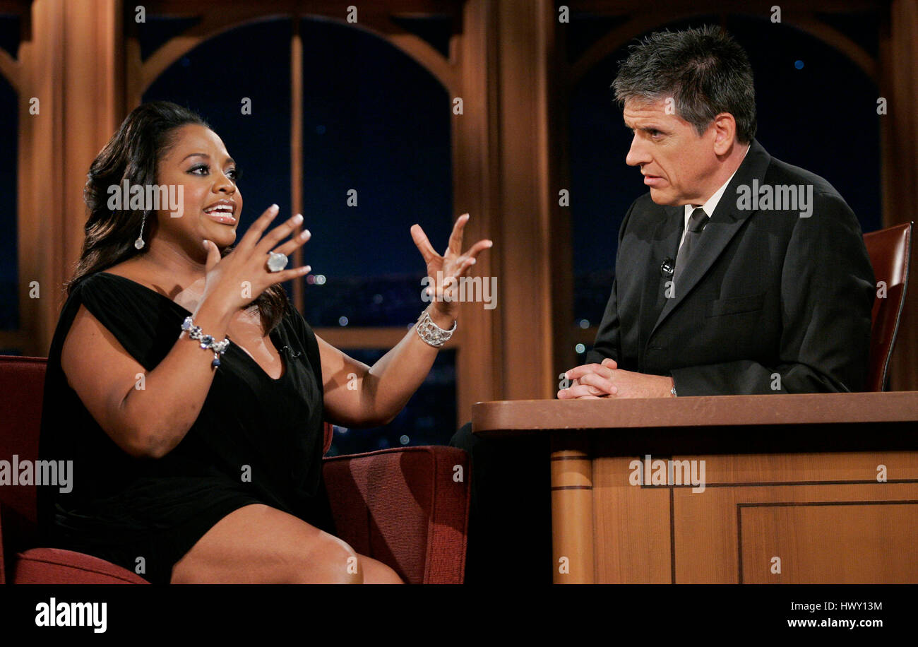 Sherri Shepherd, left, chats with host Craig Ferguson during a segment ...