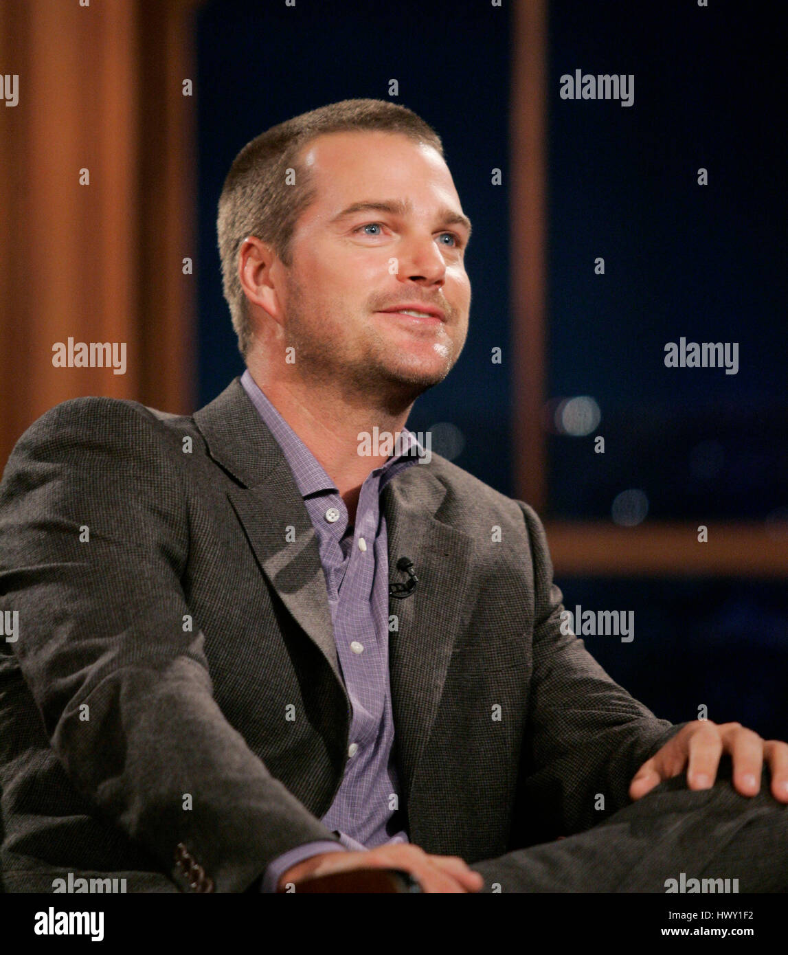 Actor Chris O'Donnell during a segment of the "Late Late Show with ...