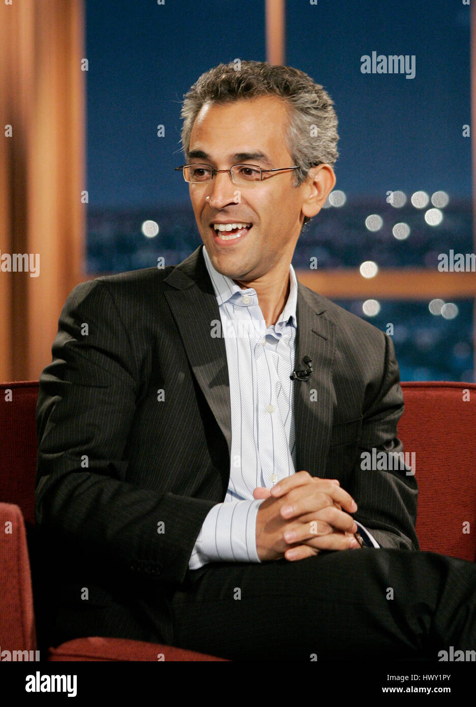 Author Richard Wolffe during a segment of 'The Late Late Show with ...