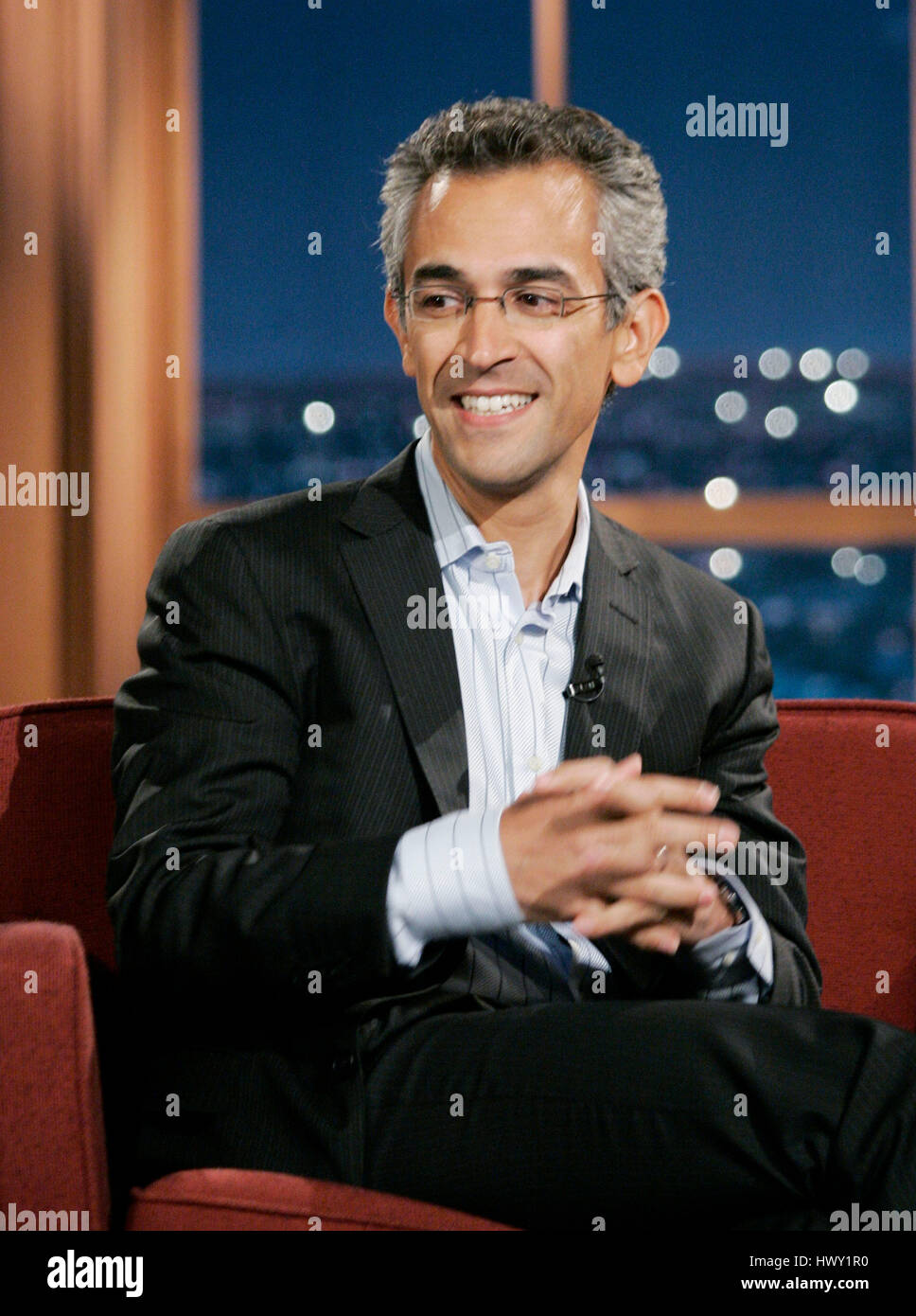 Author Richard Wolffe during a segment of 'The Late Late Show with ...