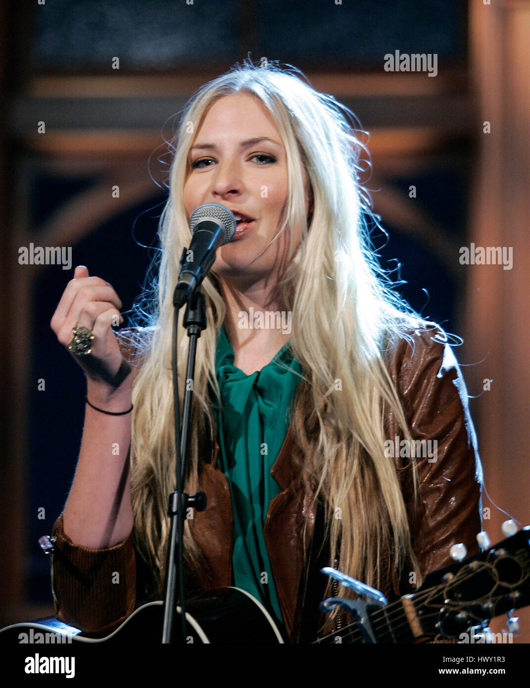 Holly Williams performs during a segment of 'The Late Late Show with ...