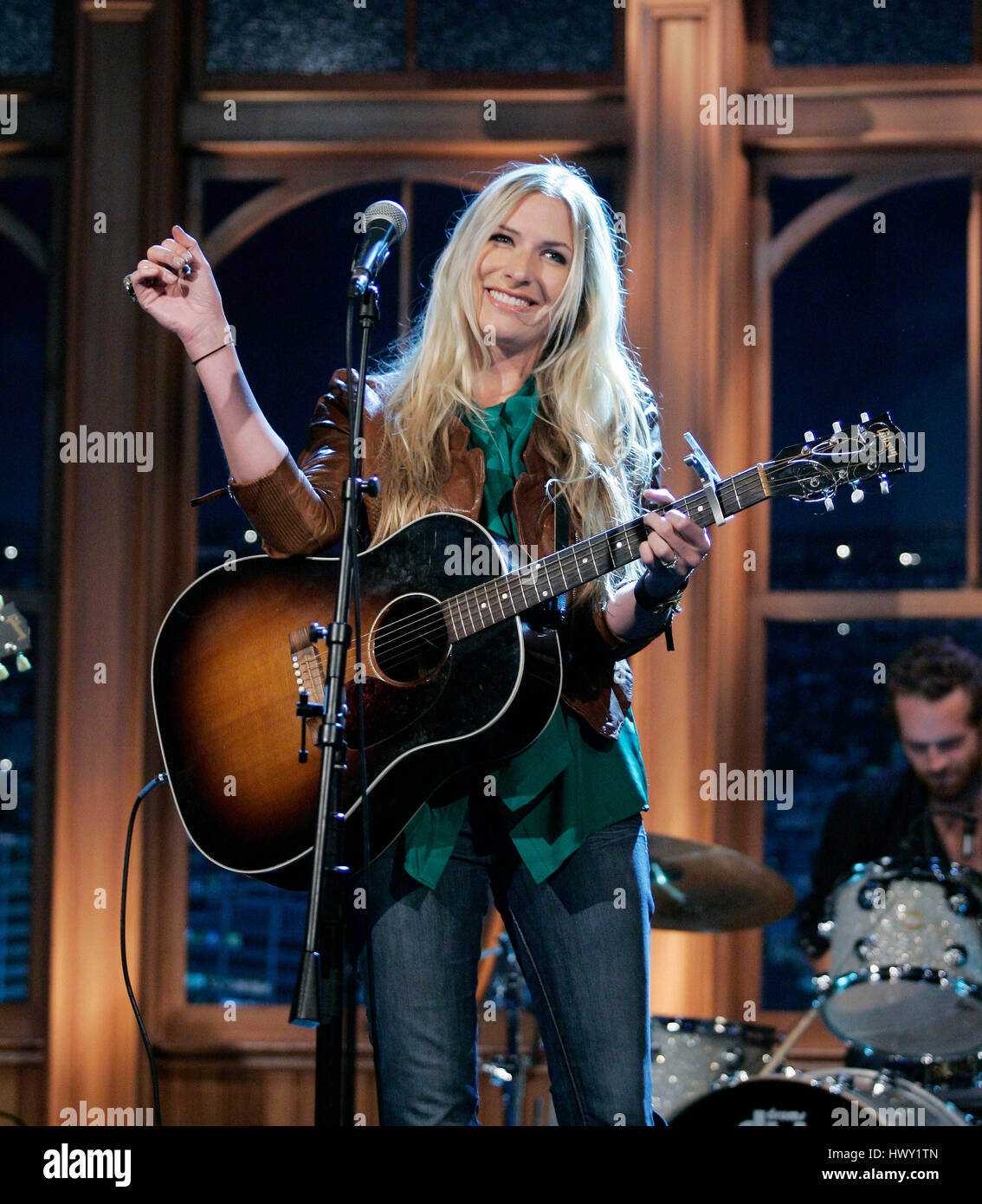 Holly Williams performs during a segment of 'The Late Late Show with ...