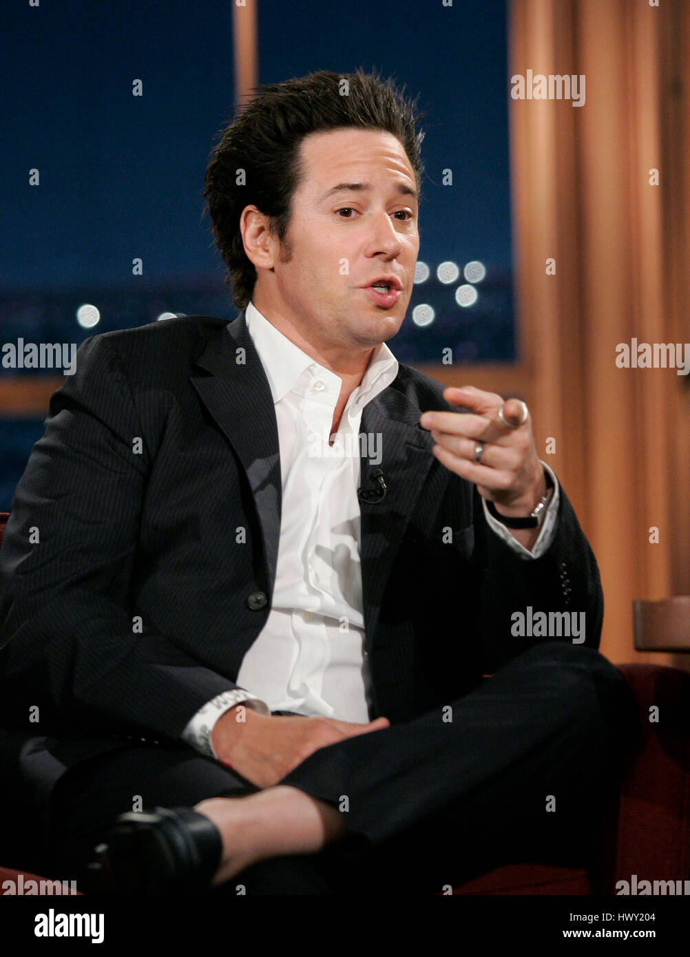 Actor Rob Morrow during a segment of 'The Late Late Show with Craig ...