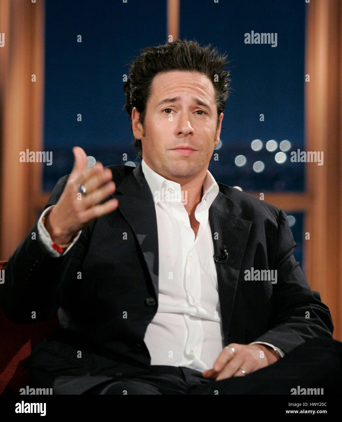 Actor Rob Morrow During A Segment Of The Late Late Show With Craig Ferguson At Cbs Television