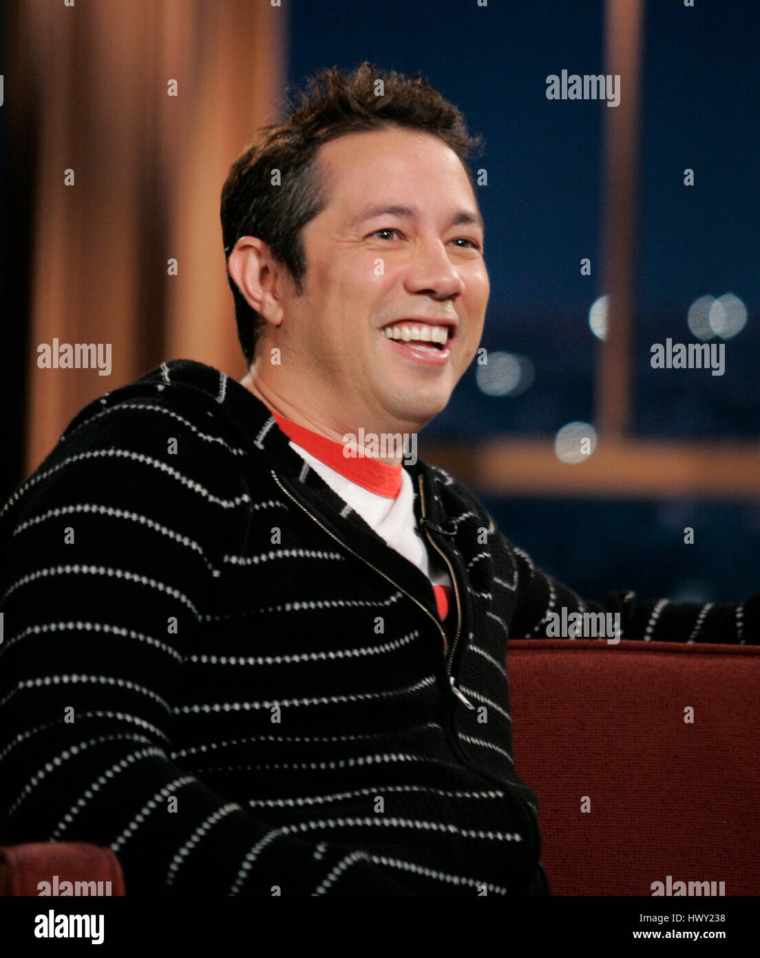 Actor and comic Lance Krall during a segment of 'The Late Late Show ...