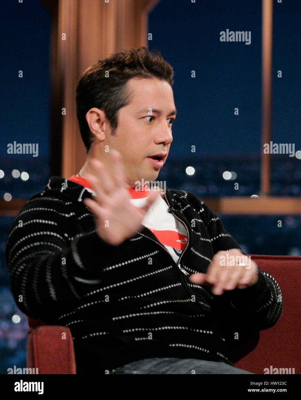 Actor and comic Lance Krall during a segment of 'The Late Late Show with Craig Ferguson' at CBS ...