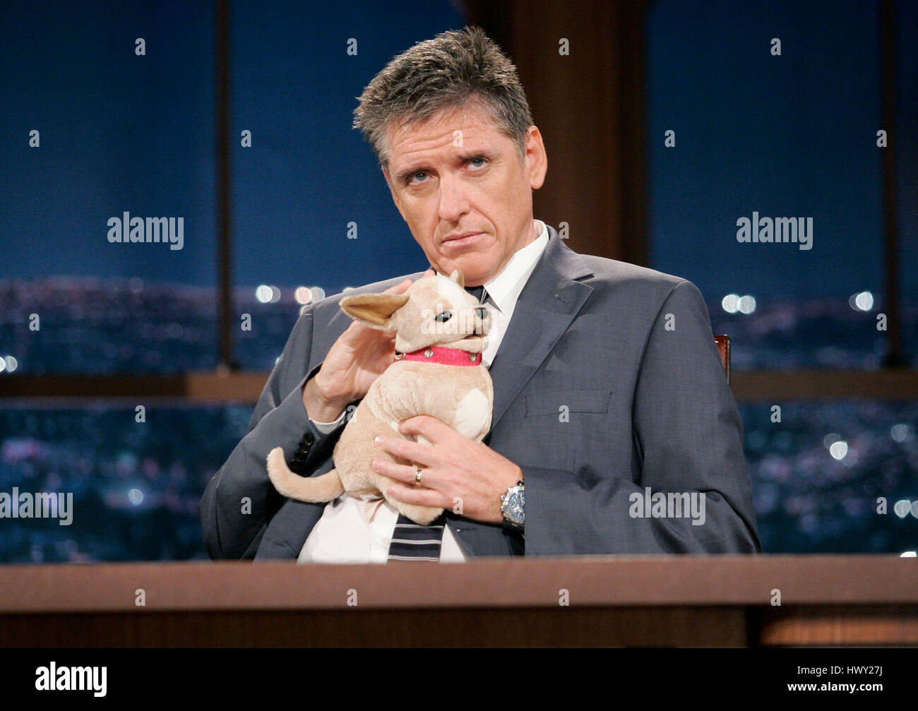 Host Craig Ferguson during a segment of 'The Late Late Show with Craig ...