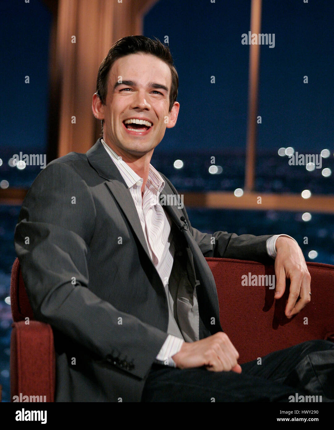 Actor Christopher Gorham during a segment of 'The Late Late Show with ...