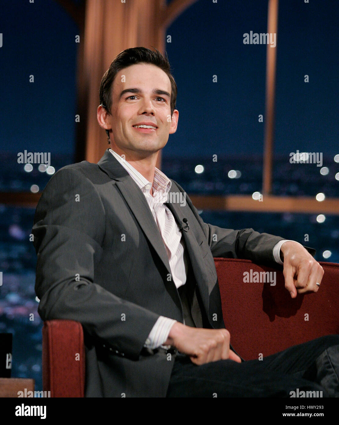 Actor Christopher Gorham during a segment of 'The Late Late Show with Craig Ferguson' at CBS ...