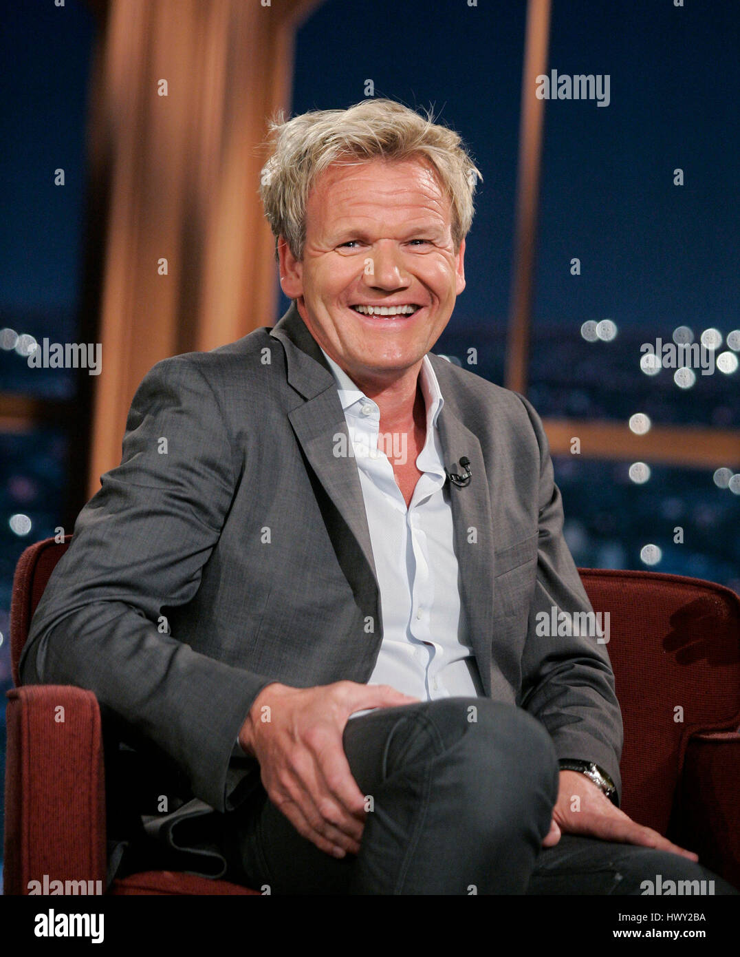 Chef Gordon Ramsay during a segment of 'The Late Late Show with Craig ...