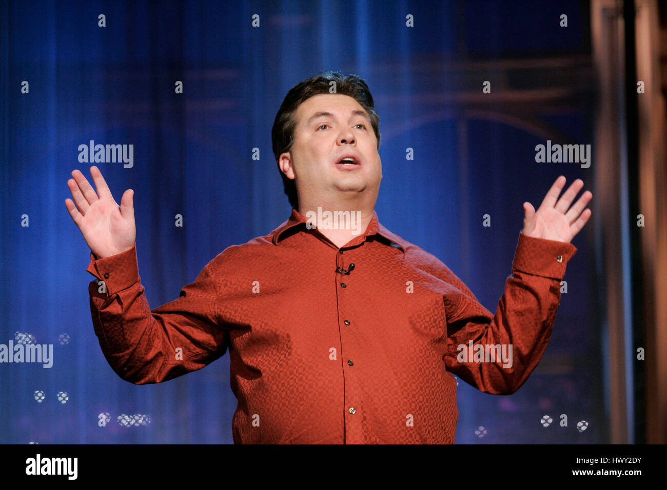 Comic Dobie Maxwell performs during a segment of 'The Late Late Show ...