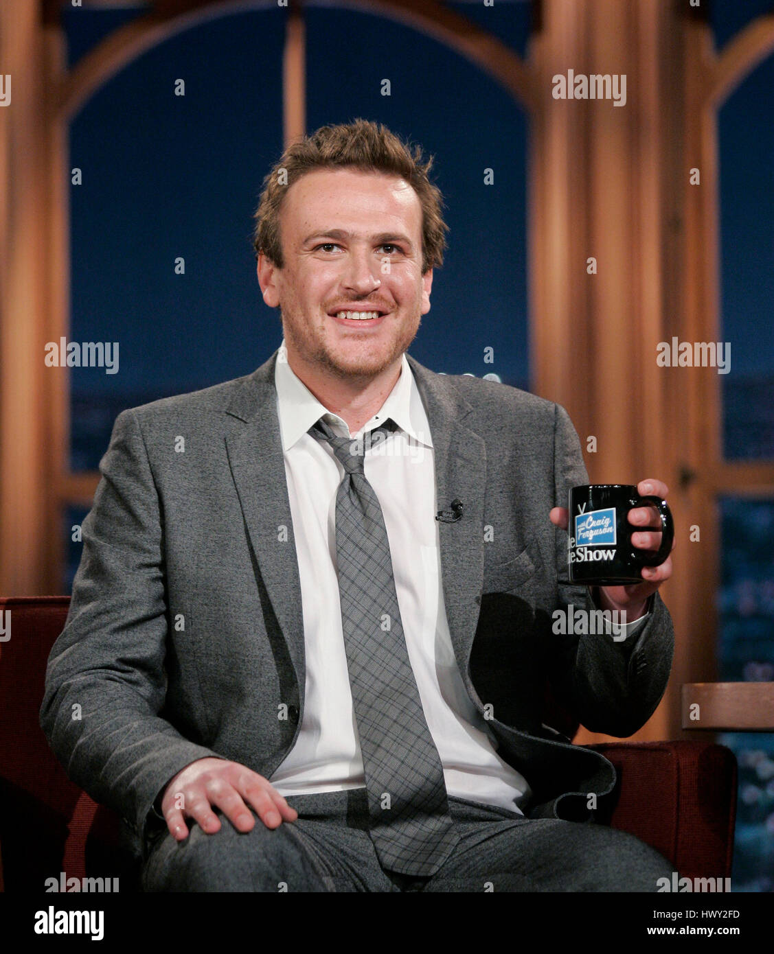 Actor Jason Segel during a segment of 'The Late Late Show with Craig ...