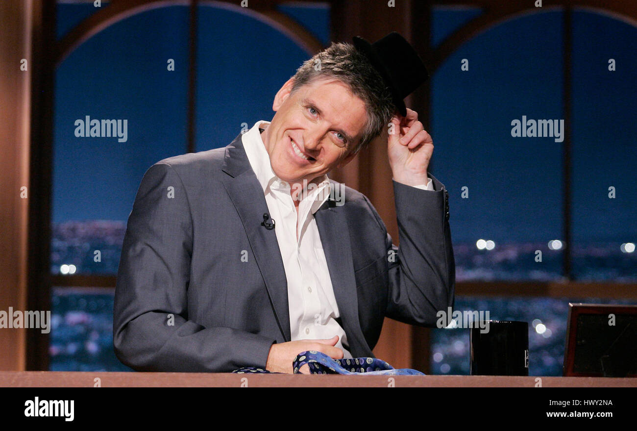 Host Craig Ferguson during a segment of 'The Late Late Show with Craig ...