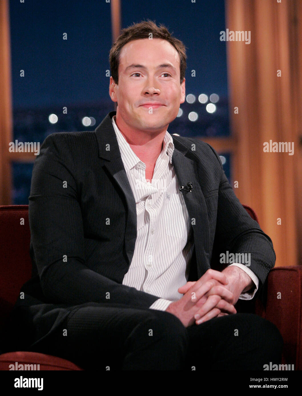 Actor Chris Klein during a segment of 'The Late Late Show with Craig ...