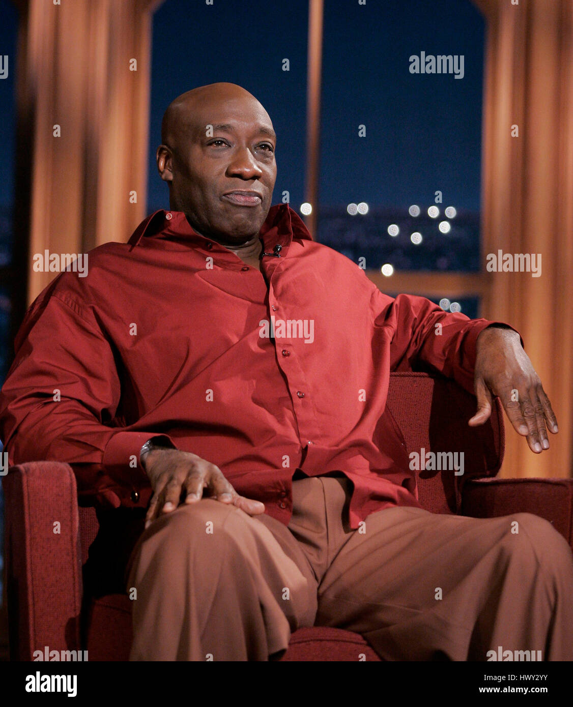 Actor Michael Clarke Duncan during a segment of 'The Late Late Show ...