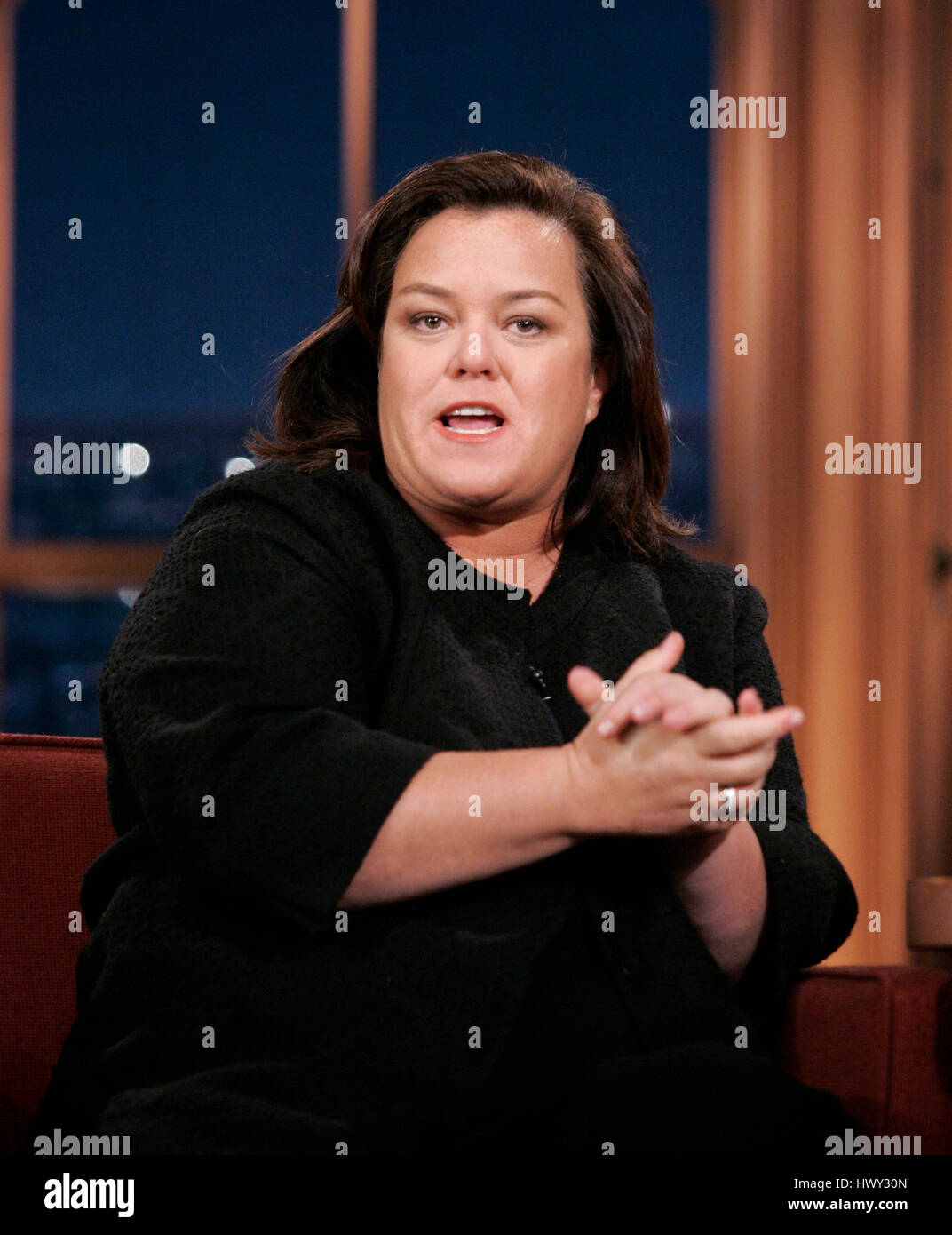 Rosie O'Donnell during a segment of 'The Late Late Show with Craig ...